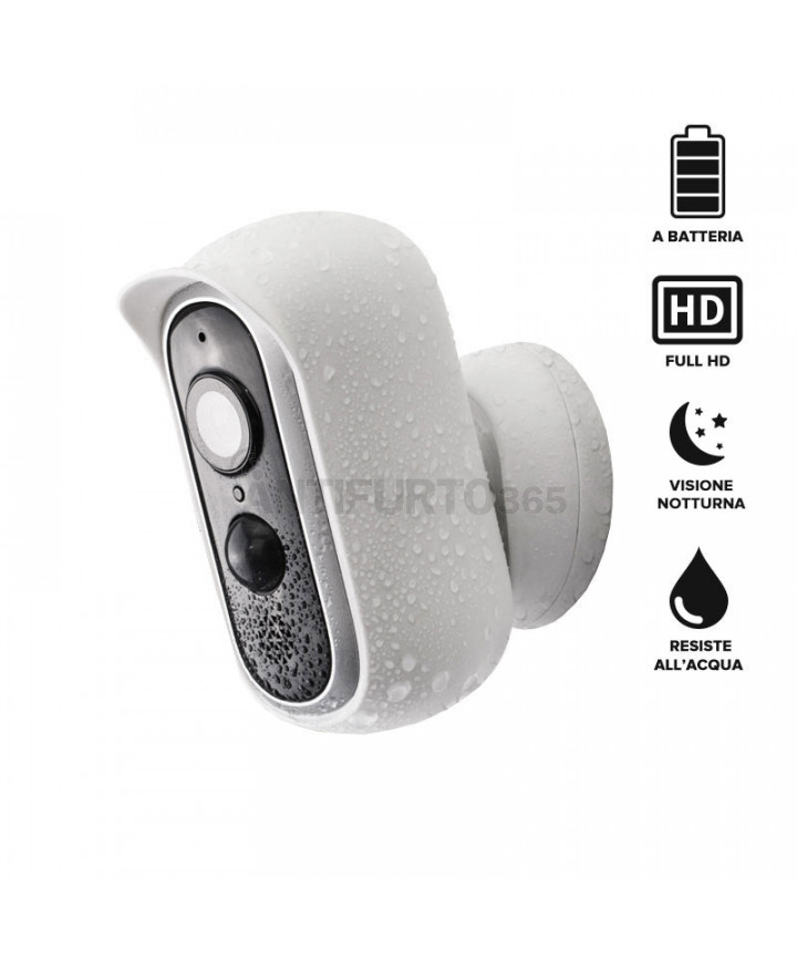 Telecamera IP 100% senza fili JBAT-PRO a batteria, FULL HD, visione ...